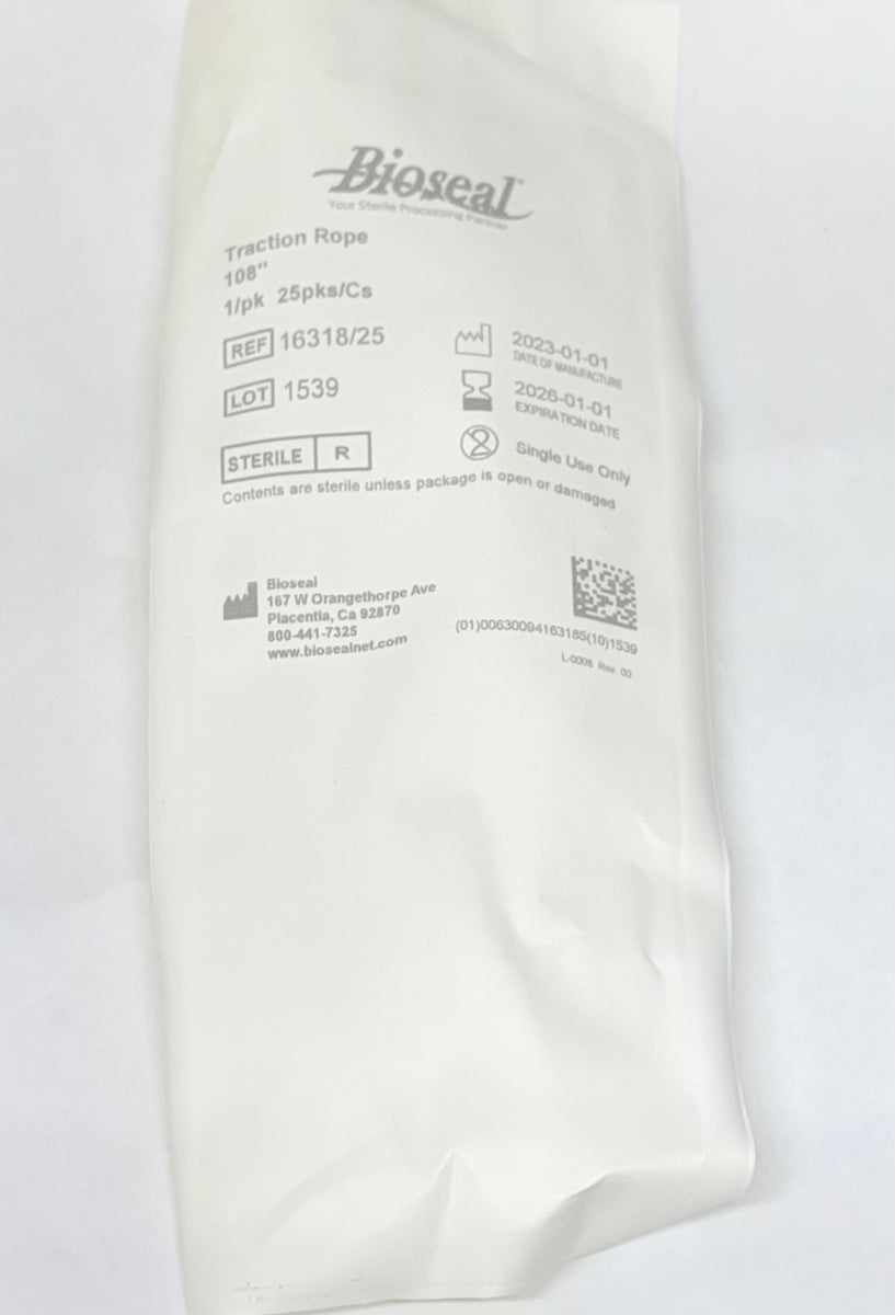 Case of 25 Bioseal Sterile Traction Rope 108" REF 16318/25 – Ma Deuce ...