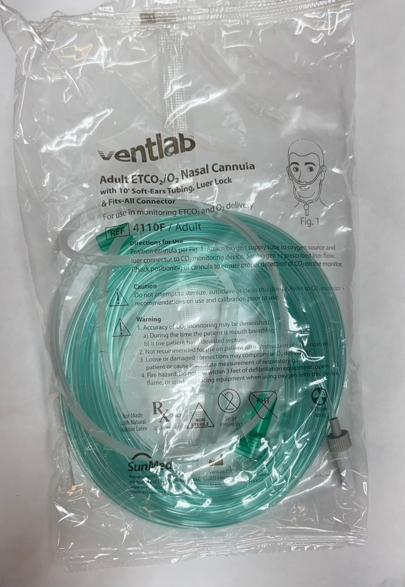 Adult ETCO2 Cannula 10' SunMed Lot of 25 4110F EXP 2028 – Ma Deuce ...