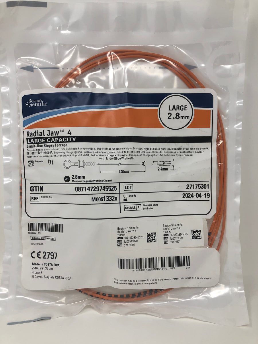 Radial Jaw™4 Single-Use Biopsy Forceps Large Capacity with and without ...