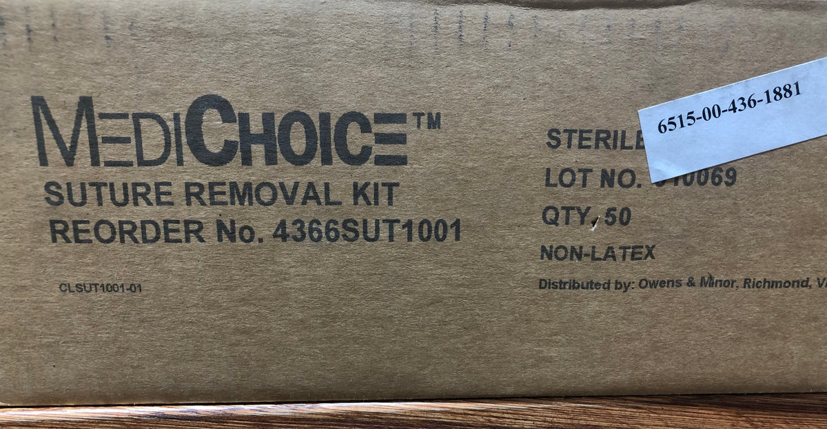 Suture Removal Kit By MediChoice Case of 50 – Ma Deuce Trading Post