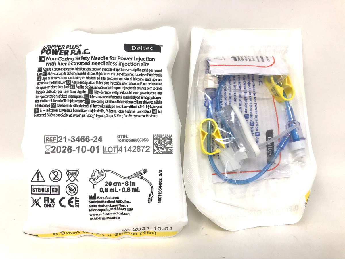 Gripper Plus Power P. A.C. Safety Needle By Smith Medical Lot of 10 ...
