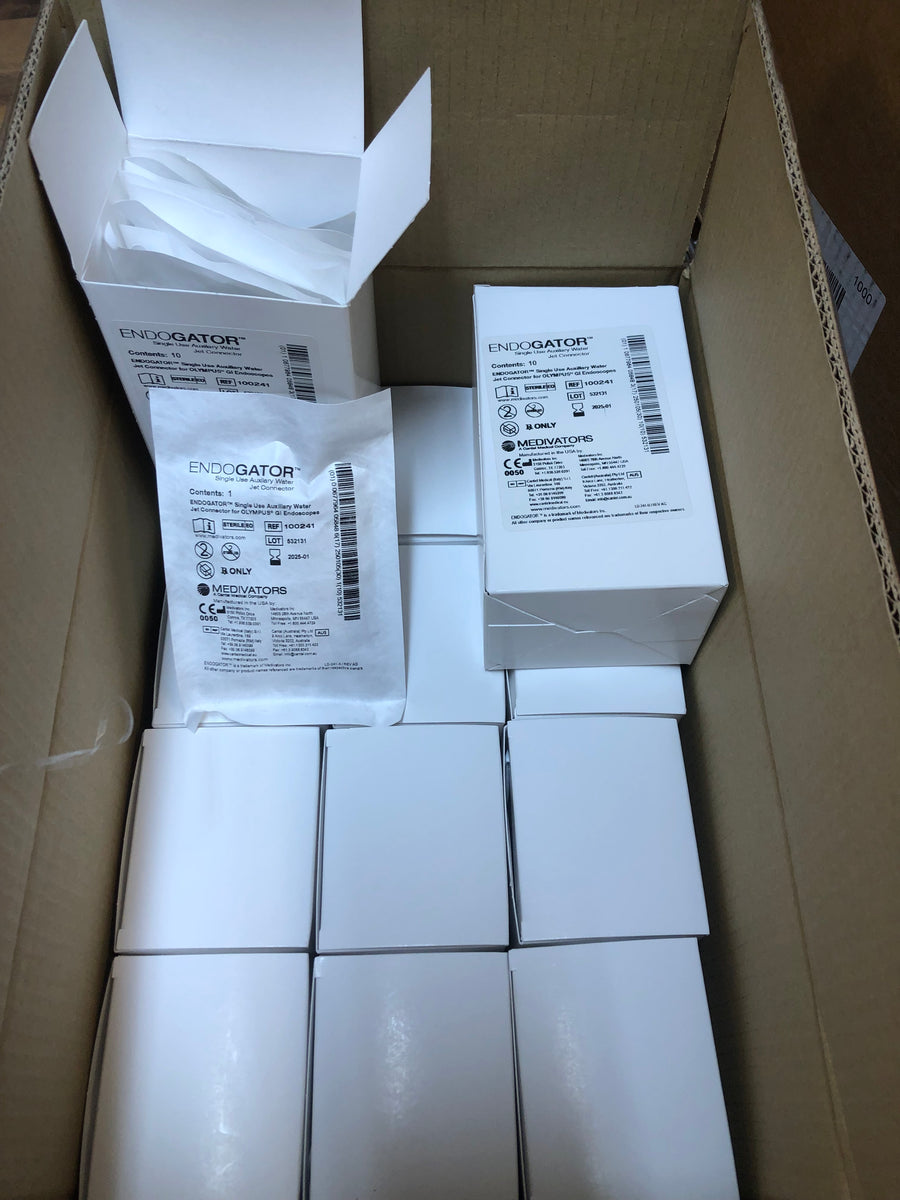 Endogator Single Use Auxiliary Water Jet Connector 100241 Case of 140 ...