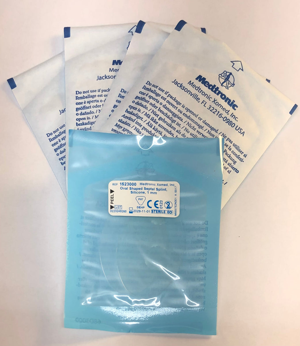 Medtronic Sterile Oval Septal Splint 5 Packs- 2/pack REF 1523000 EXP 2 ...
