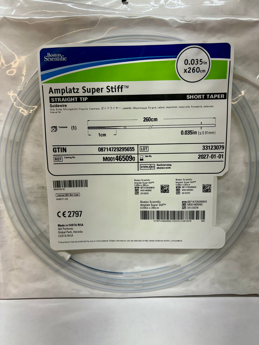 Amplatz Super Stiff™ Guidewire M001465090 Lot of 4 EXP 2027 By Boston ...